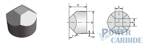 Tungsten Carbide Anvils_6 face Carbide Anvil_Precision Carbide Anvil